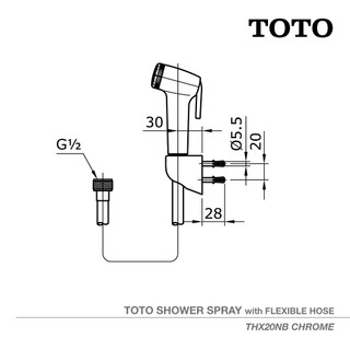 Jual TOTO THX20NB Shower Spray | Shopee Indonesia
