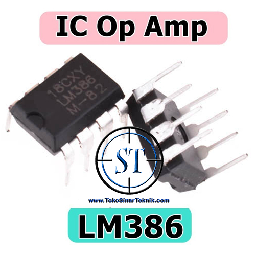 Jual IC LM386N LM386M LM386 LM 386 Low Voltage Audio Power Amplifier DIP 8 Pin Integrated ...