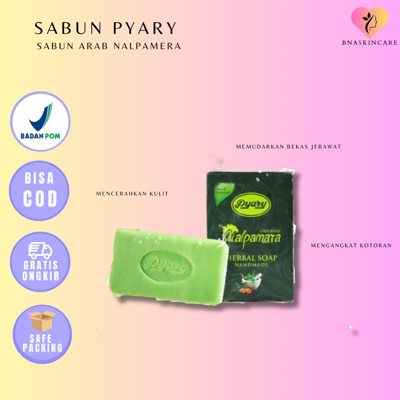Jual Sabun Arab Pyary Nalpamara Sabun viral herbal soap Bpom ORi | Shopee Indonesia