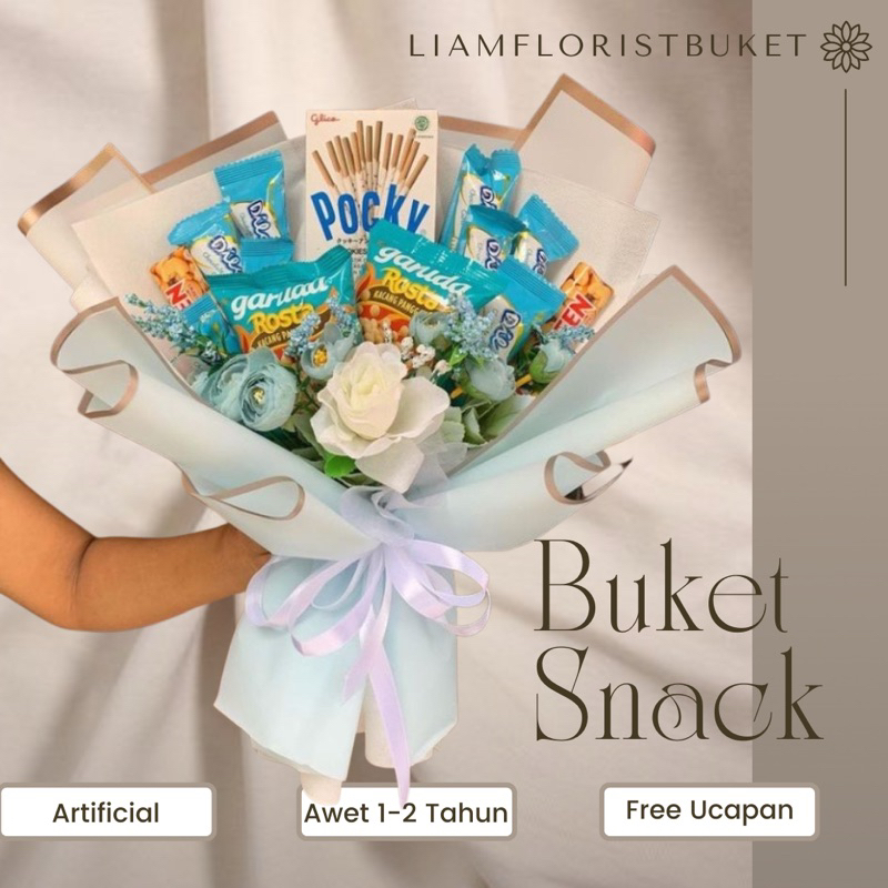 Jual LANGSUNG KIRIMI! BUKET SNACK BUKET COKLAT BUKET JAJAN UNTUK WISUDA ...
