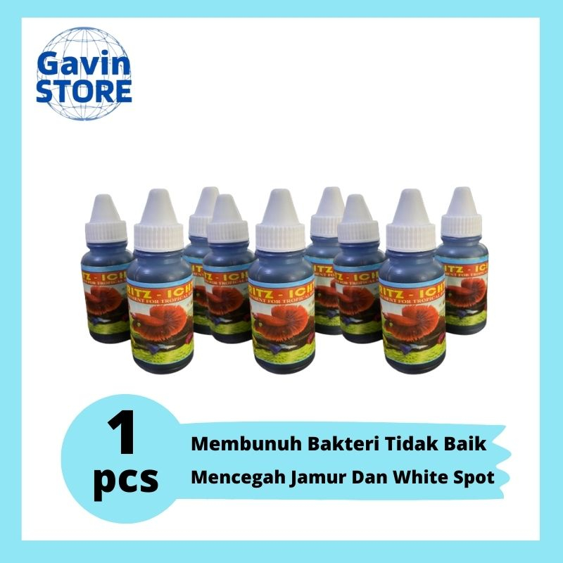 Jual Obat Biru Britz Itch Obat White Spot Kemasan Kecil Praktis Dan ...