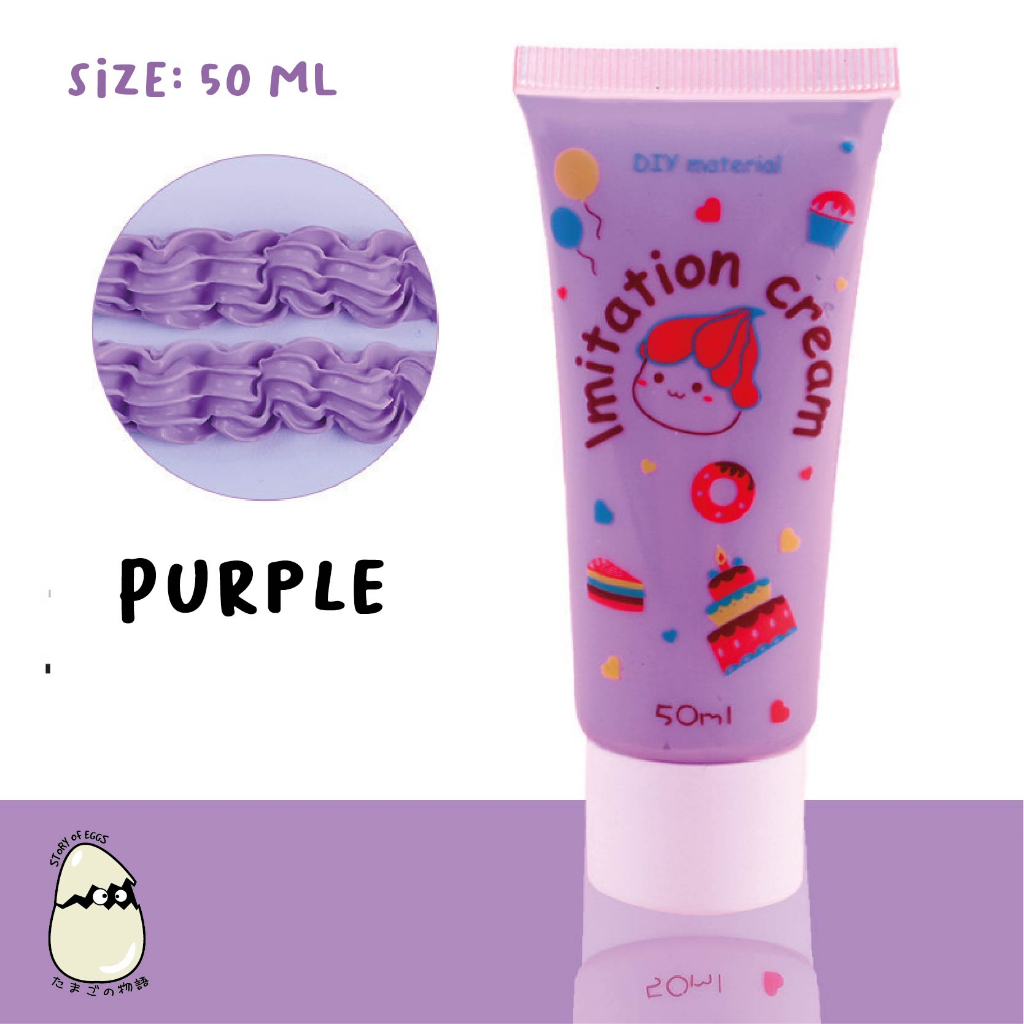 Jual DIY Cream Glue l 50 ml Cream Clay Lem Krim DIY DECO Cream Glue ...