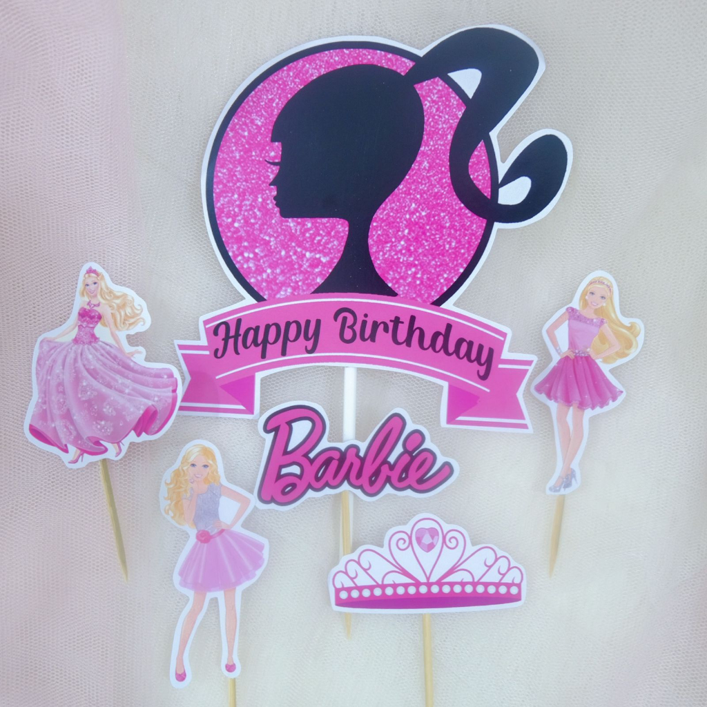 Jual BJ - Barbie Mini Topper Cake Birthday / Hiasan Kue Ulang Tahun ...