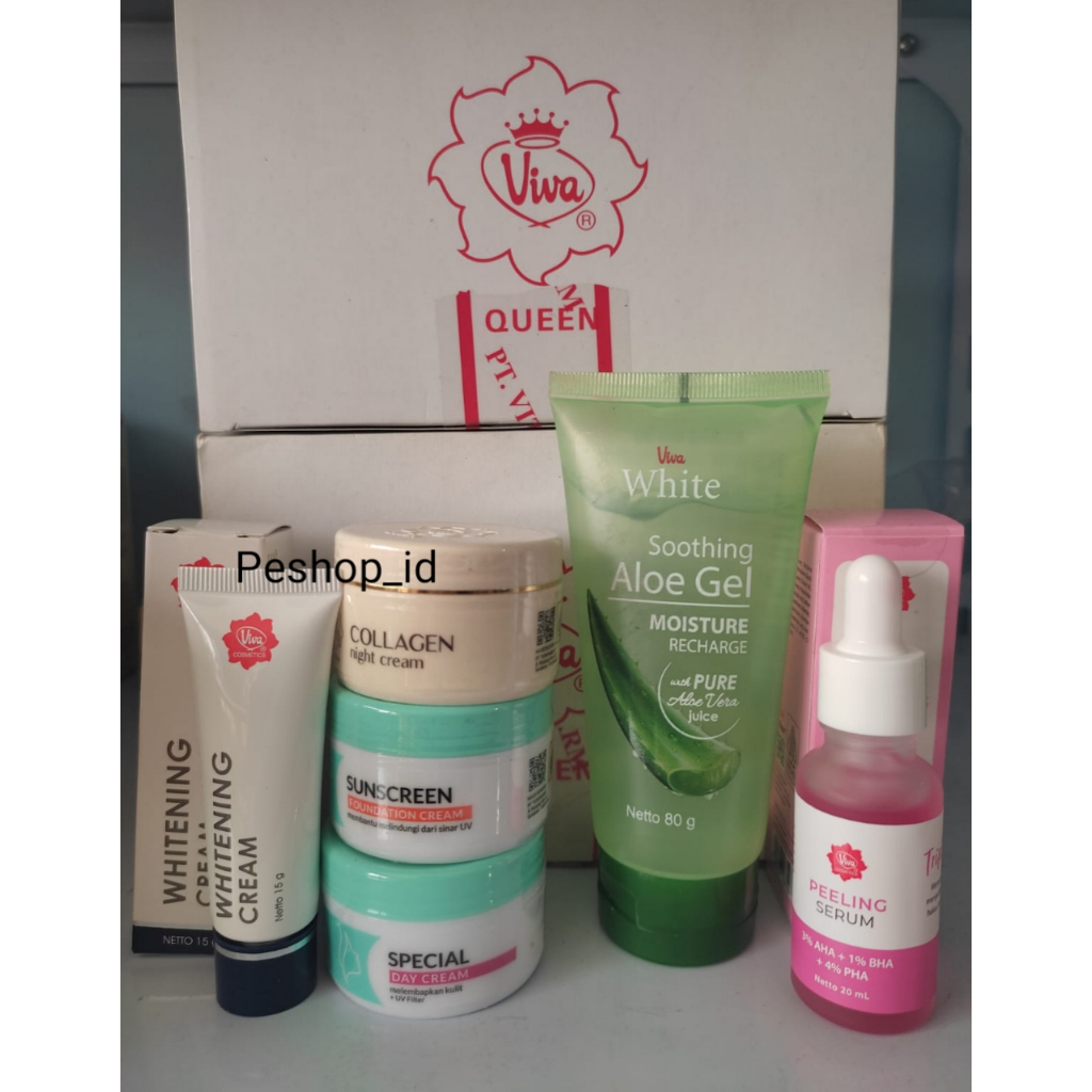 Jual Paket Viva Flek Hitam plus peeling serum 6 in 1 | Shopee Indonesia