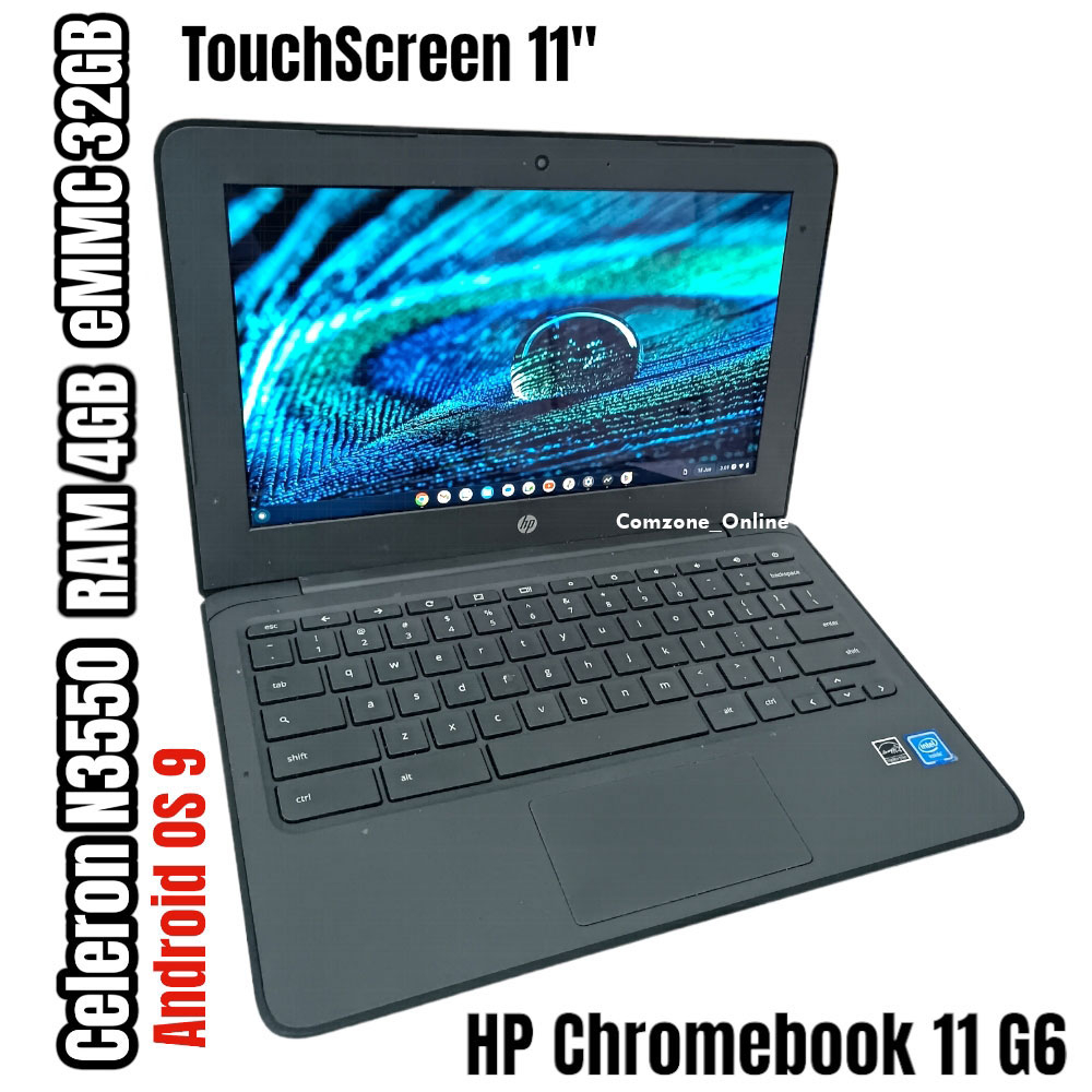 Jual Laptop HP Chromebook 11 G6 Intel Celeron Ram 4GB SSD 32GB Usb Type ...