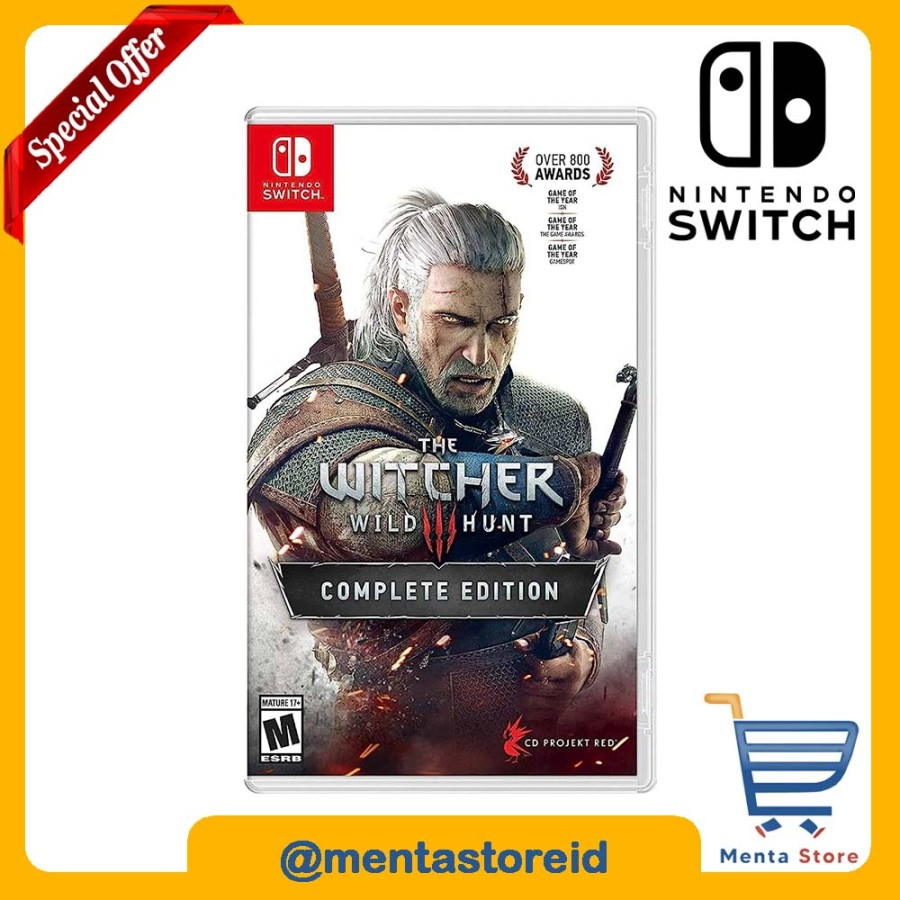 Jual Nintendo Switch The Witcher 3 Wild Hunt Complete Edition | Shopee Indonesia