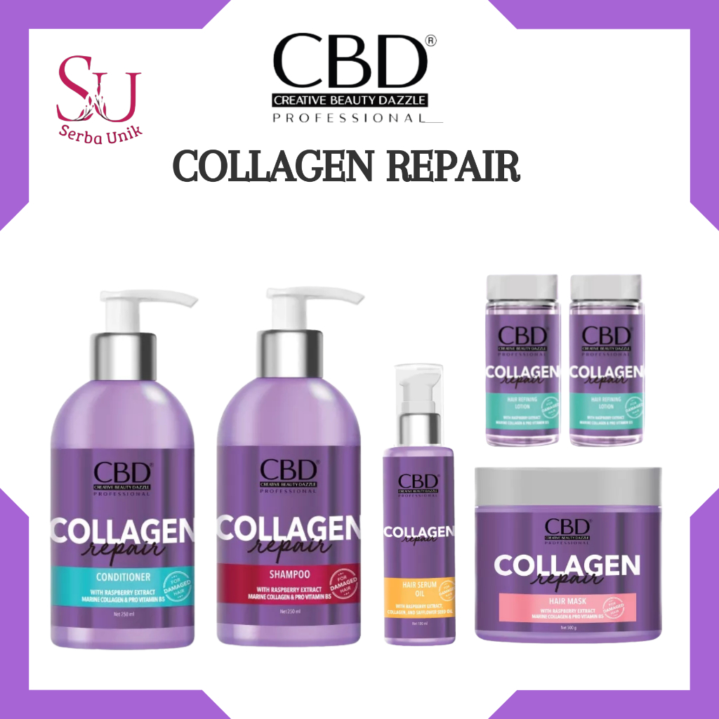 Jual CBD Collagen Repair Series Shampoo | Conditioner | Hair Mask ...