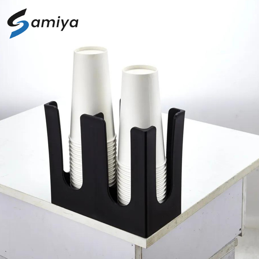 Jual paper cup holder coffee storage 2slot / rak tempat gelas cup kopi ...