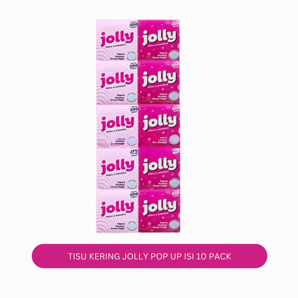 Jual Tissue Jolly Pop Up Kuliner Tisu 200 Sheets isi 10 Pack | Shopee ...