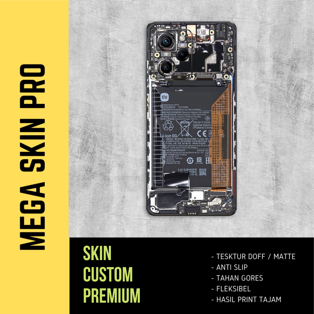 Jual Skin Poco X5 Pro 5G Fullbody - isi 2 buah - mesin teardown ...