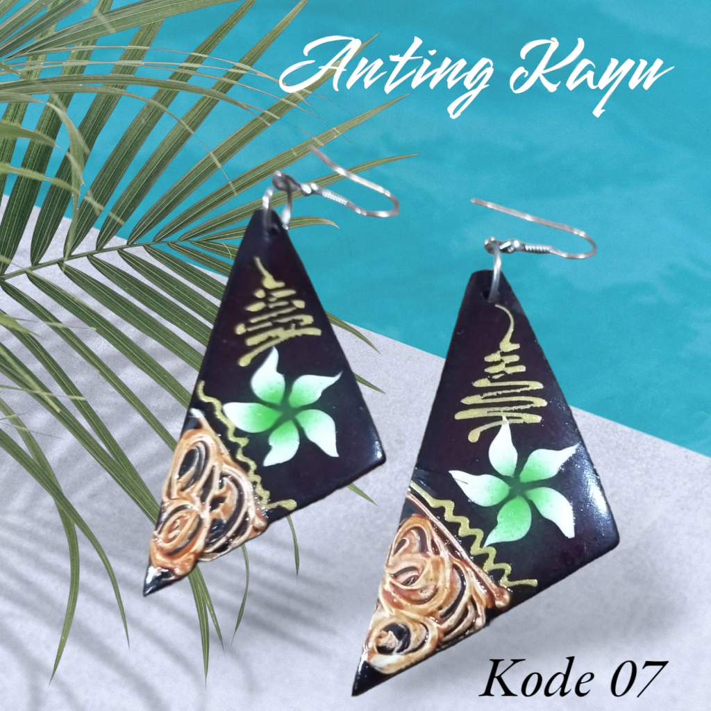 Jual Anting Bali Bahan Kayu Best Produk Oleh Oleh Khas Bali Kampung ...