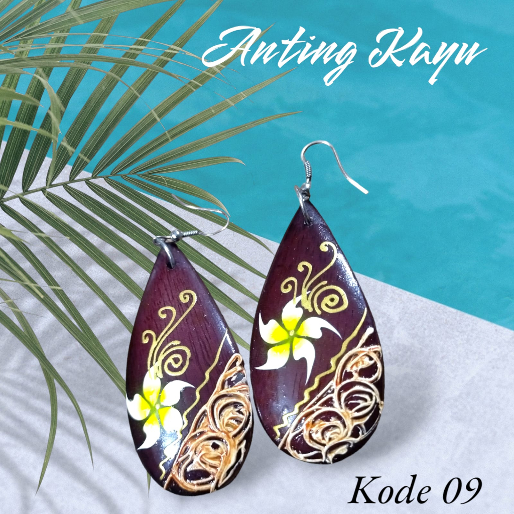 Jual Anting Bali Bahan Kayu Best Produk Oleh Oleh Khas Bali Kampung ...