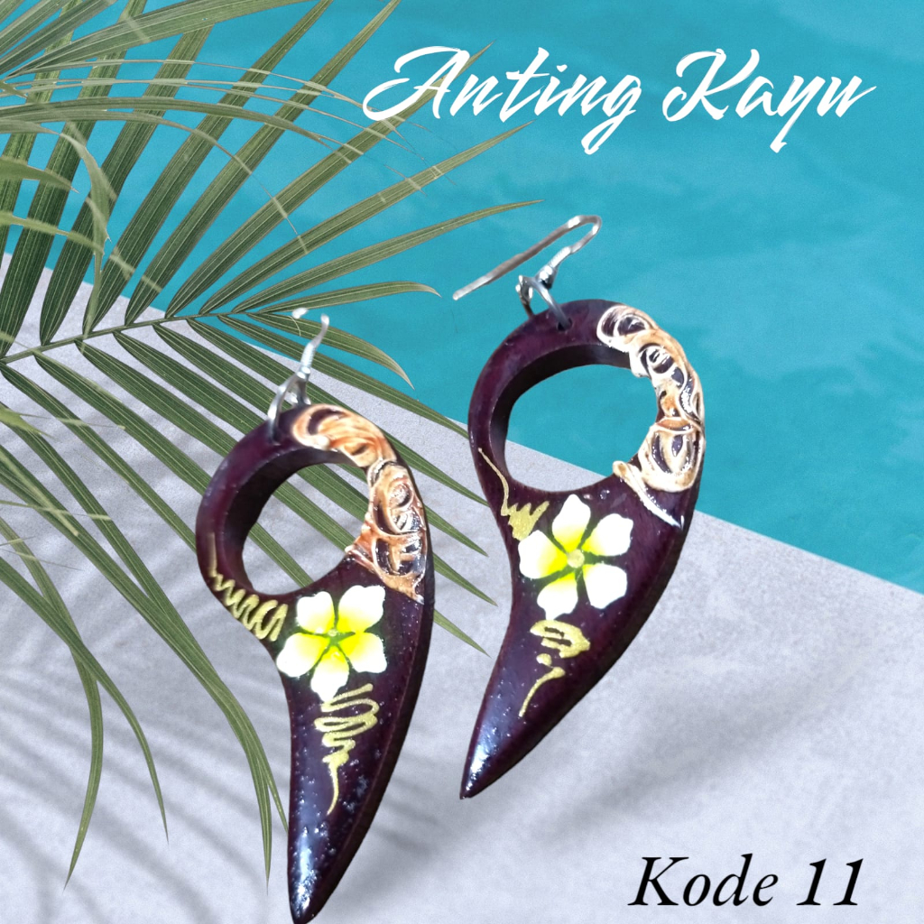 Jual Anting Bali Bahan Kayu Best Produk Oleh Oleh Khas Bali Kampung ...