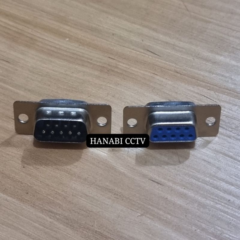 Jual DB9 Female Male Connector Com Konektor DB 9 Socket Adapter Rumah ...