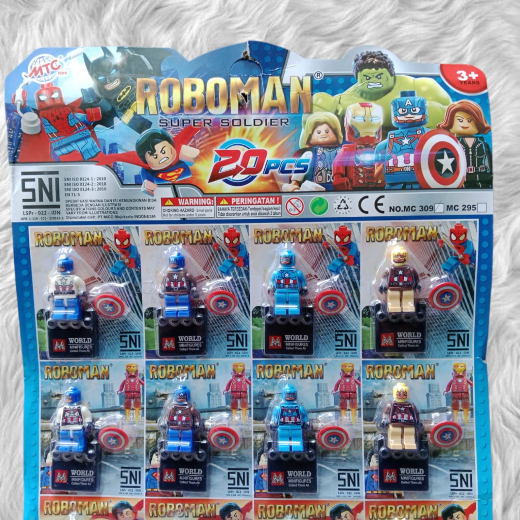Jual ROBOMAN CAPTAIN AMERICA / KAPTEN AMERIKA / MAINAN ROBOMAN | Shopee ...