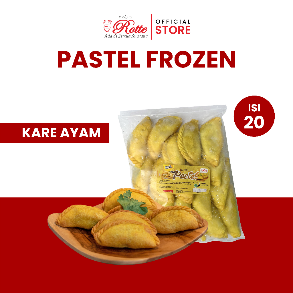 Jual Rotte Bakery Pastel Mini Frozen Food Pekanbaru Rasa Kare Ayam Isi ...