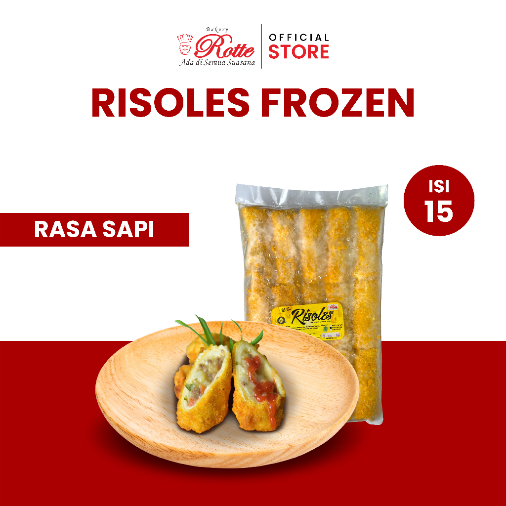 Jual Rotte Bakery Risoles Frozen Frozen Food Pekanbaru Rasa Sapi Isi 15 ...