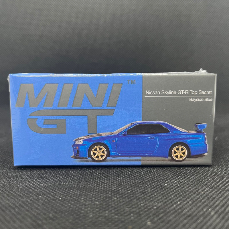 Jual Mini GT 531 Nissan Skyline GT-R R34 Top Secret Bayside Blue Minigt ...