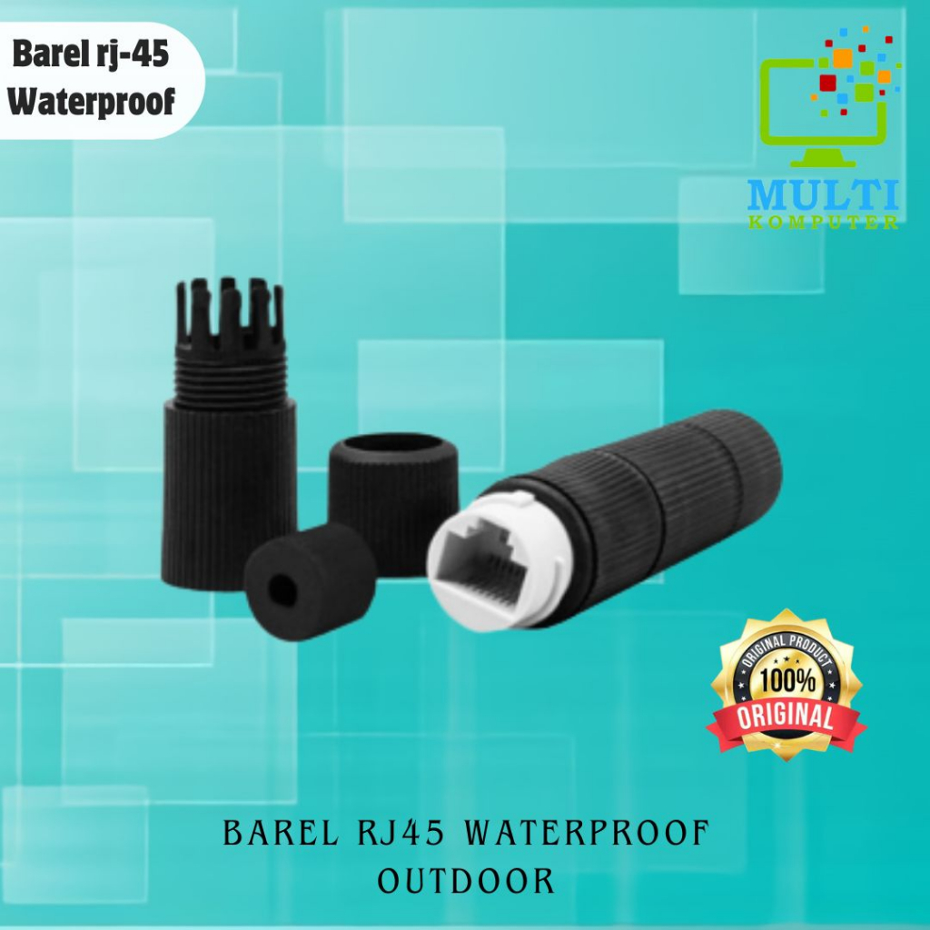 Jual Barel RJ45 Waterproof Outdoor RJ45 Barrel Coupler NYK | Shopee ...