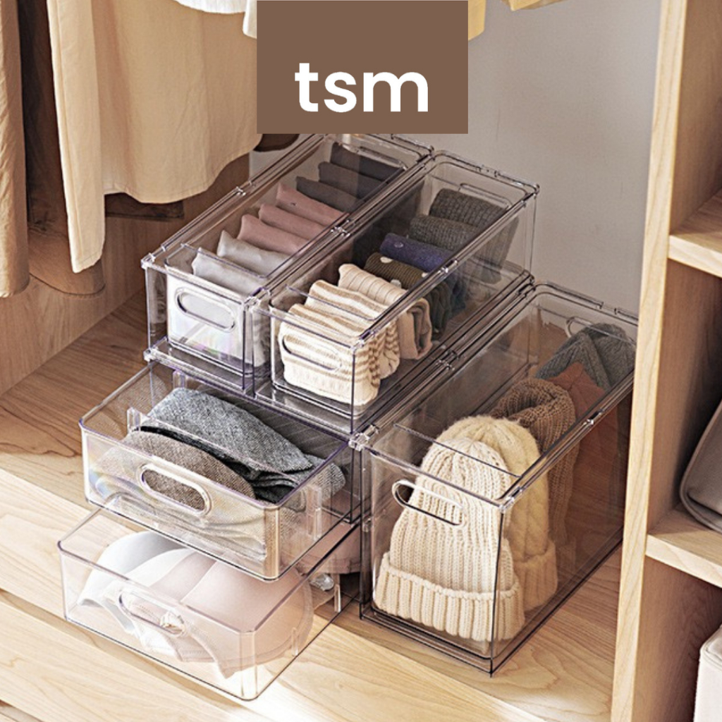 Jual TSM Kotak Akrilik Transparan Bening Premium | Acrylic Organizer ...