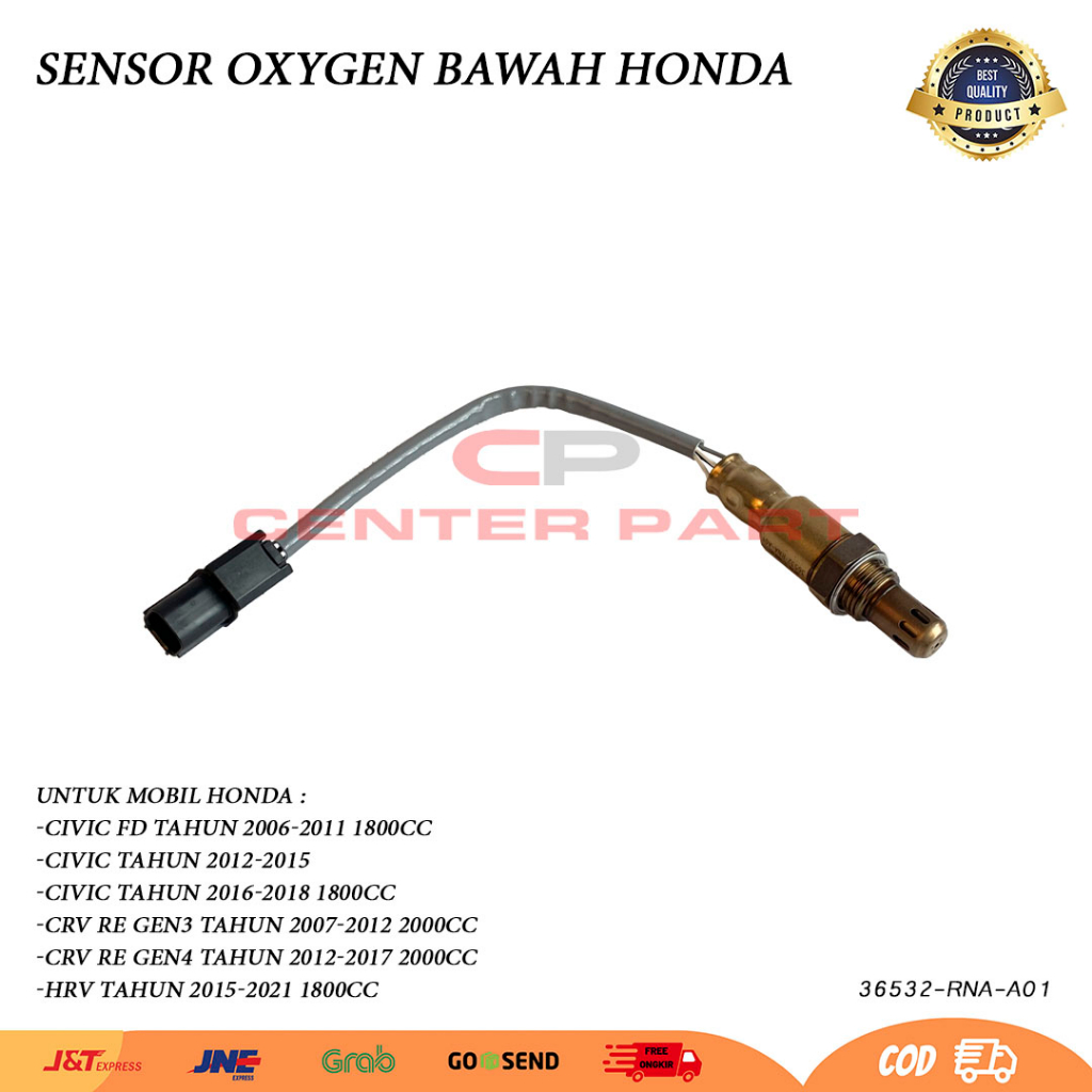 Jual sensor oxygen oksigen o2 sensor knalpot gas buang belakang bawah ...