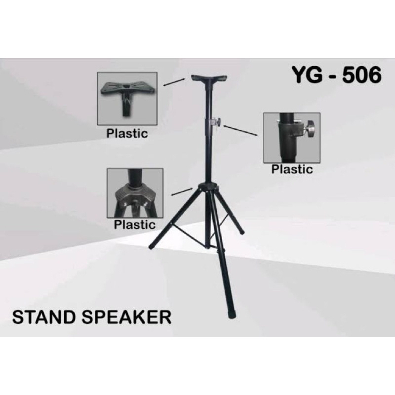 Jual Tripod Speaker YG 506 /Ukuran Besar Tripod Speaker tripod Besi ...