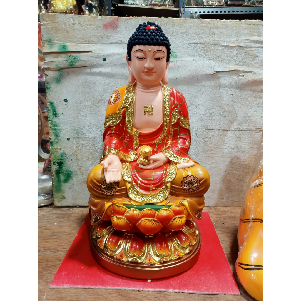 Jual Patung buddha amitabha / omitofo / amitofo - fiber - 16 inch ...