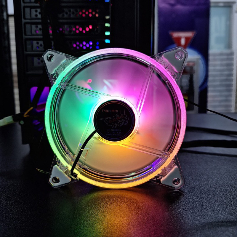 Jual Fan Casing Transparan 12cm RGB | Shopee Indonesia