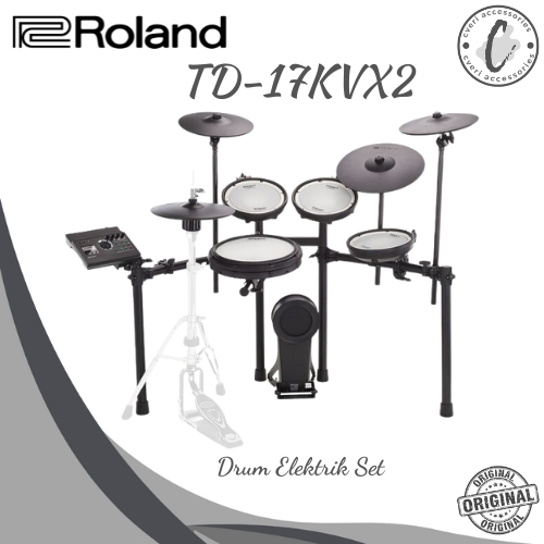 Jual Roland TD17KVX2 Drum Elektrik Set Original TD-17KVX2 TD-17 KVX2 ...