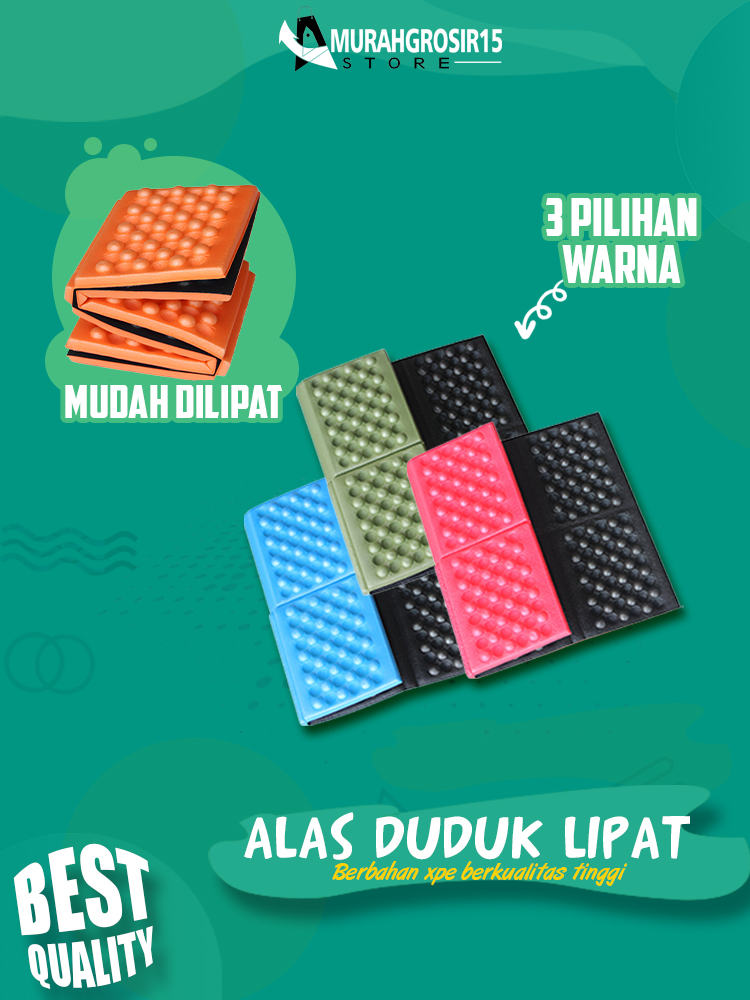 Jual Alas Duduk Lipat Bahan Busa Untuk Camping / Hiking / Piknik ...