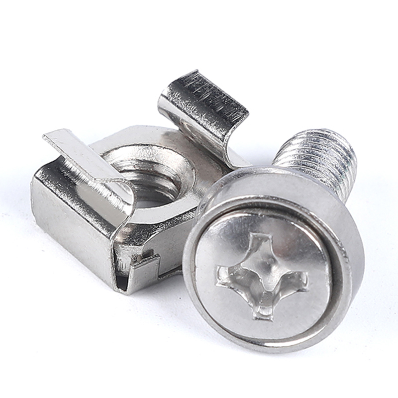 Jual 50PCS M6 Nut Baut Rack Server Hardcase/Baut Dan Mur Hard Case/Mur ...