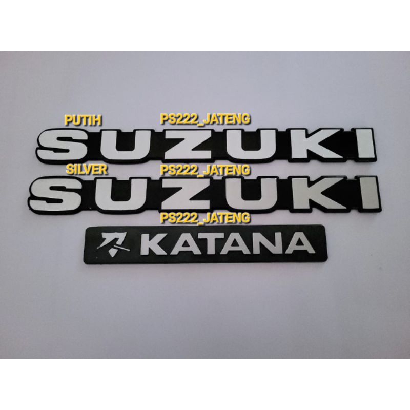 Jual Emblem Suzuki katana jimny / Emblem suzuki katana jimny sierra carry / emblem katana suzuki ...