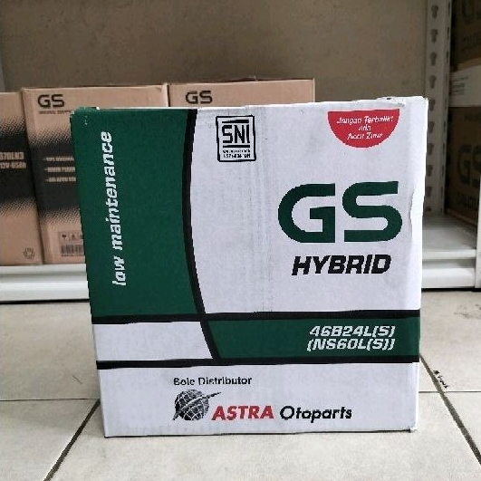Jual Aki Mobil New CRV, SIENTA, New HRV, New Yaris, Avega Lama NS60LS 46B24LS GS Hybrid Aki ...