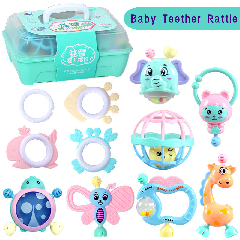 Jual Adida Toys Mainan Lonceng Kerincingan Bayi 12Pcs Set Mainan ...