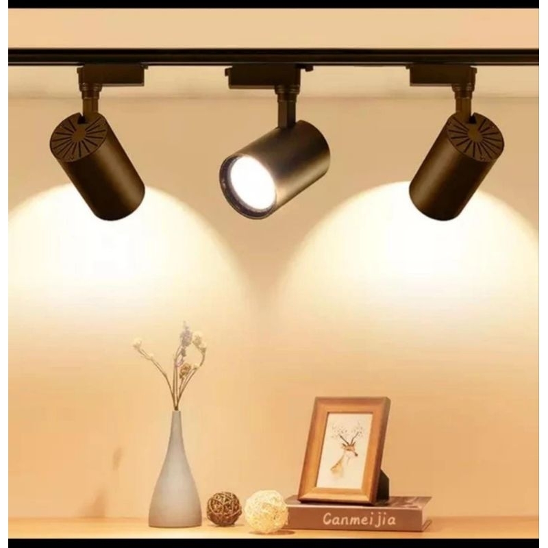 Jual lampu track rel 30 wat spotlight led terang led focus lamp ...