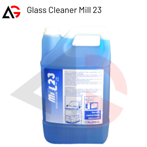 Jual Glass Cleaner mill 23 Cairan Pembersih Kaca 4 Liter | Shopee Indonesia