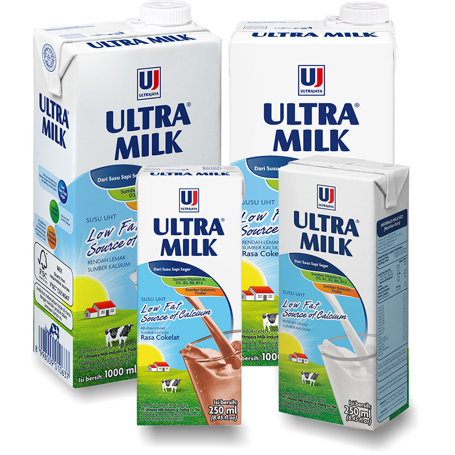 Jual Ultra Milk Susu UHT Low Fat High Calcium Plain 1000ml | Shopee Indonesia