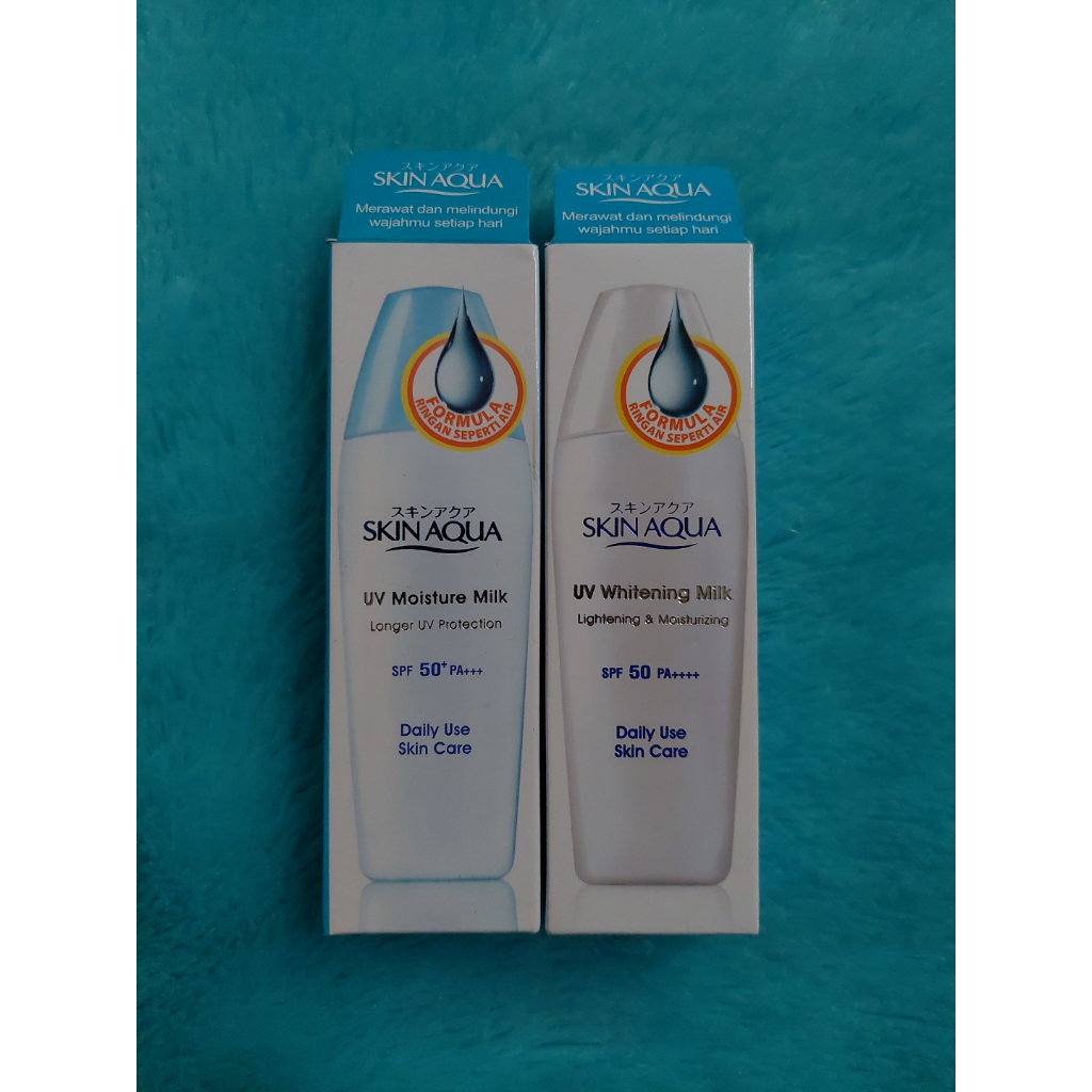 Jual Skin Aqua UV Moisture Milk / Whitening Milk SPF50 PA++ 40gr | Shopee Indonesia