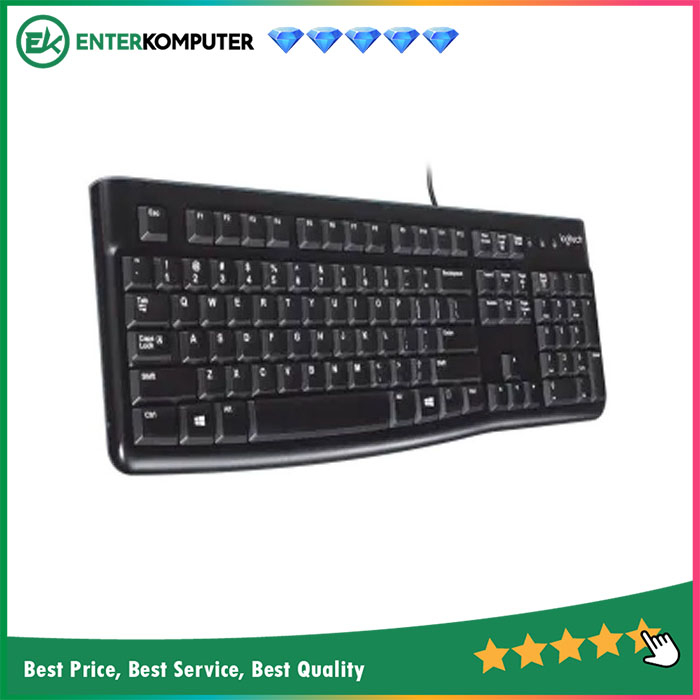 Jual Logitech Classic keyboard K120 Black USB | Shopee Indonesia