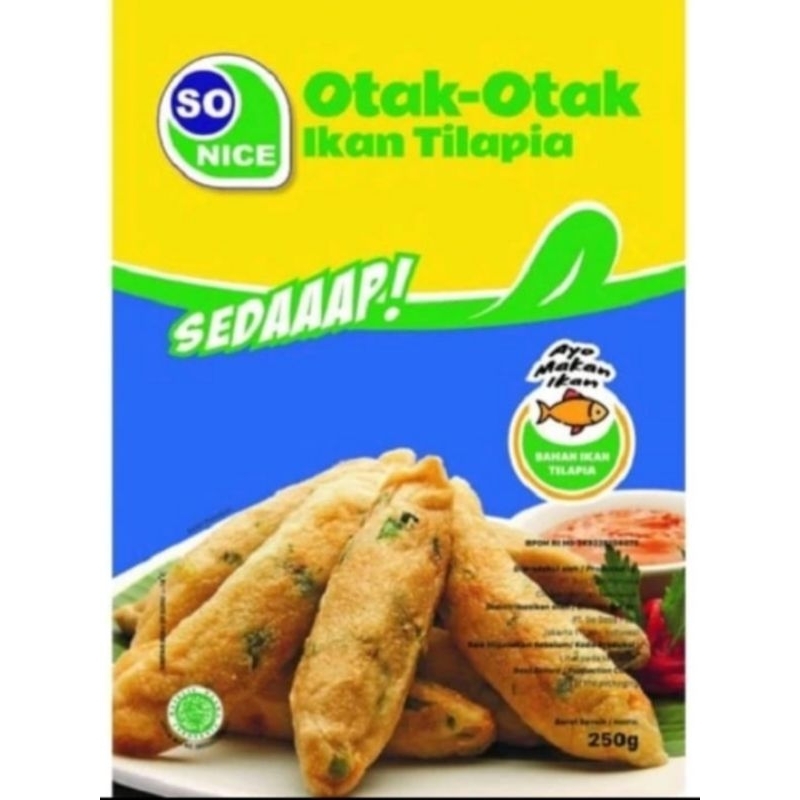 Jual OTAK OTAK IKAN TILAPIA SO NICE 250G HALAL | Shopee Indonesia