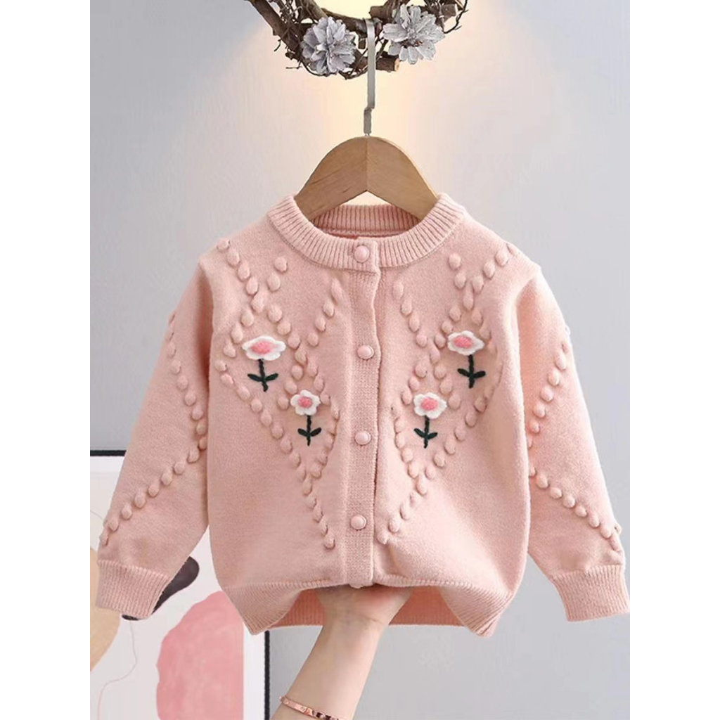 Jual Kardigan Anak Perempuan Tebal / Sweater Outer Anak Cewek Halus ...