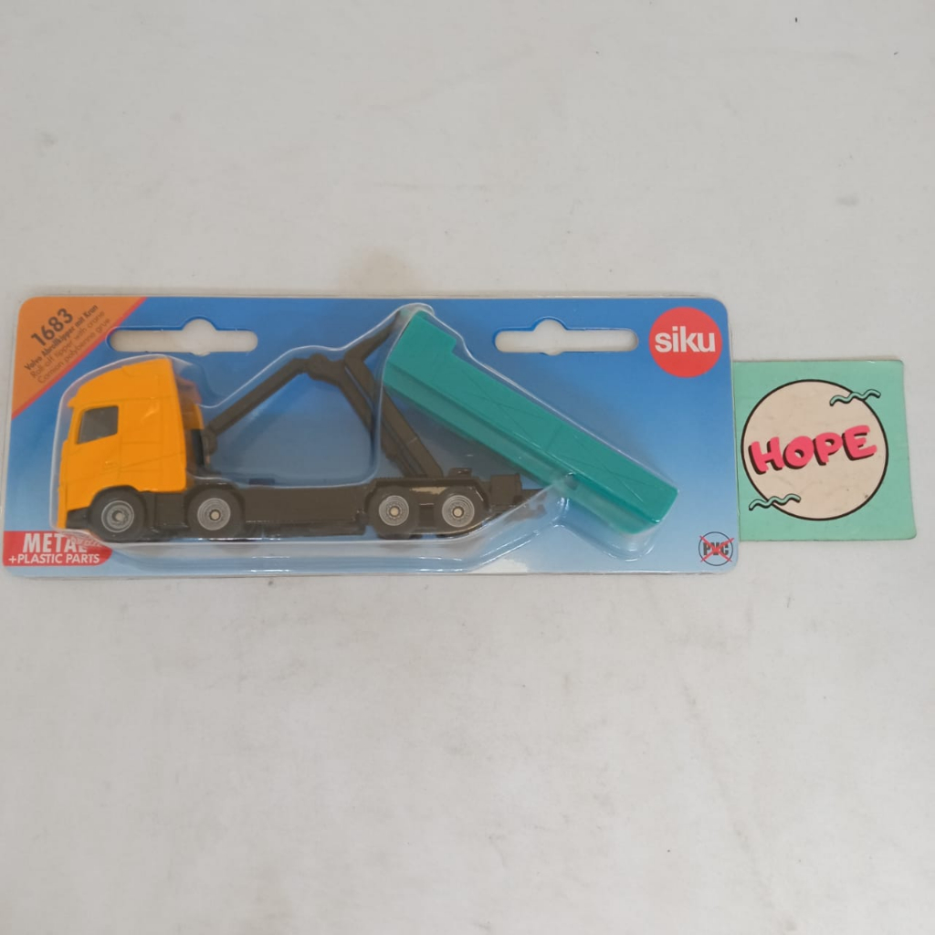 Jual Diecast Mobil Siku Long 1683 Roll Off Tipper With Crane Original ...