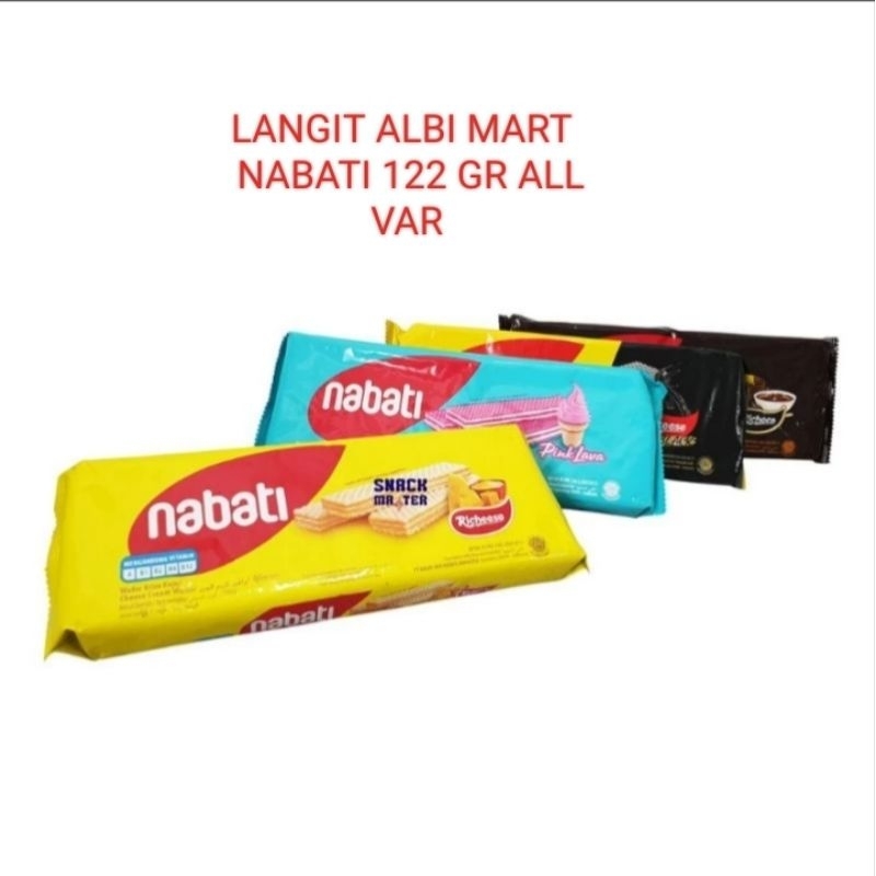 Jual NABATI WAFER ALL VAR 122 GR MURAH | Shopee Indonesia