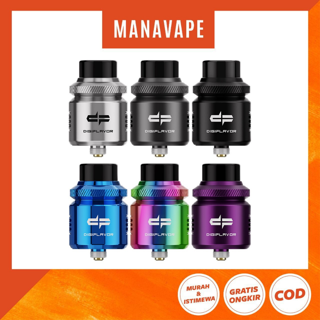 Jual DROP RDA v2 24mm AUTHENTIC by DIGIFLAVOR | Shopee Indonesia