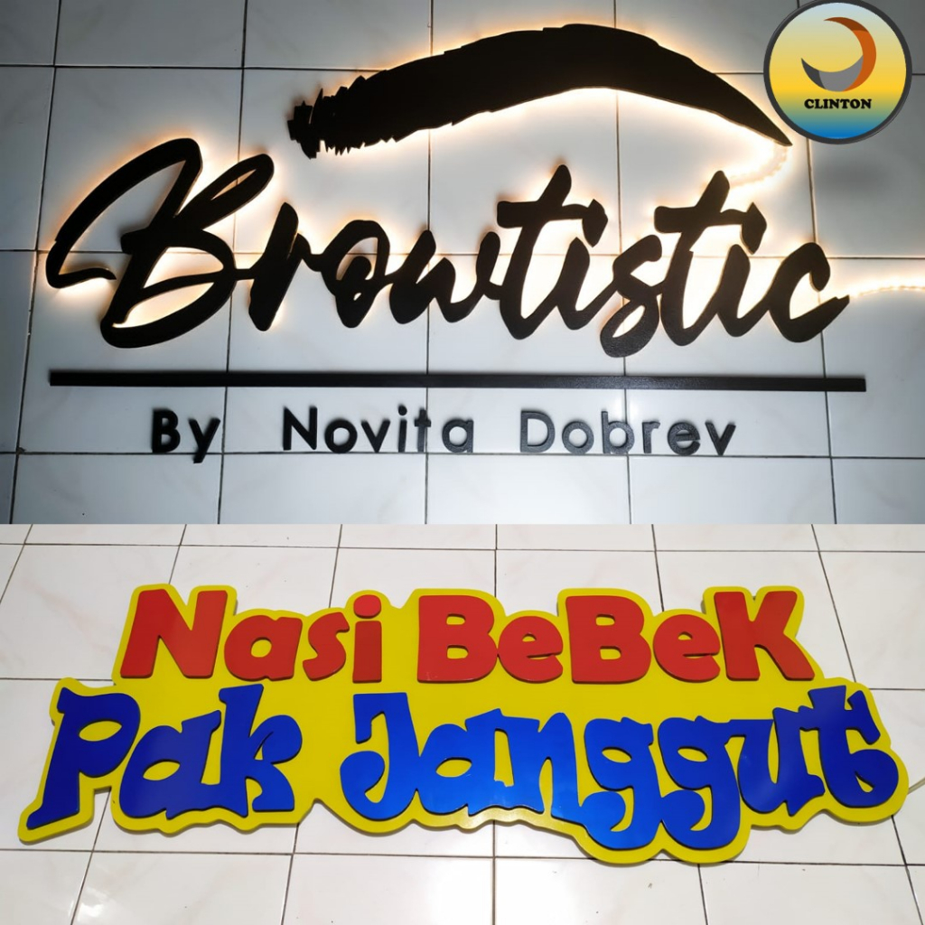 Jual CUSTOM LOGO KAYU / PAPAN IKLAN LOGO KAYU / TULISAN KAYU / PAPAN ...