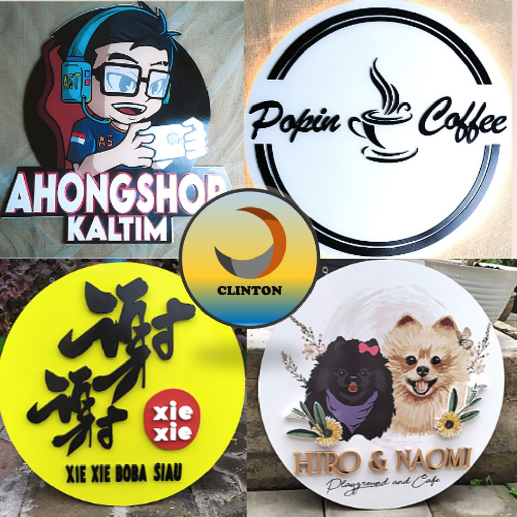 Jual CUSTOM LOGO KAYU / PAPAN IKLAN LOGO KAYU / TULISAN KAYU / PAPAN ...