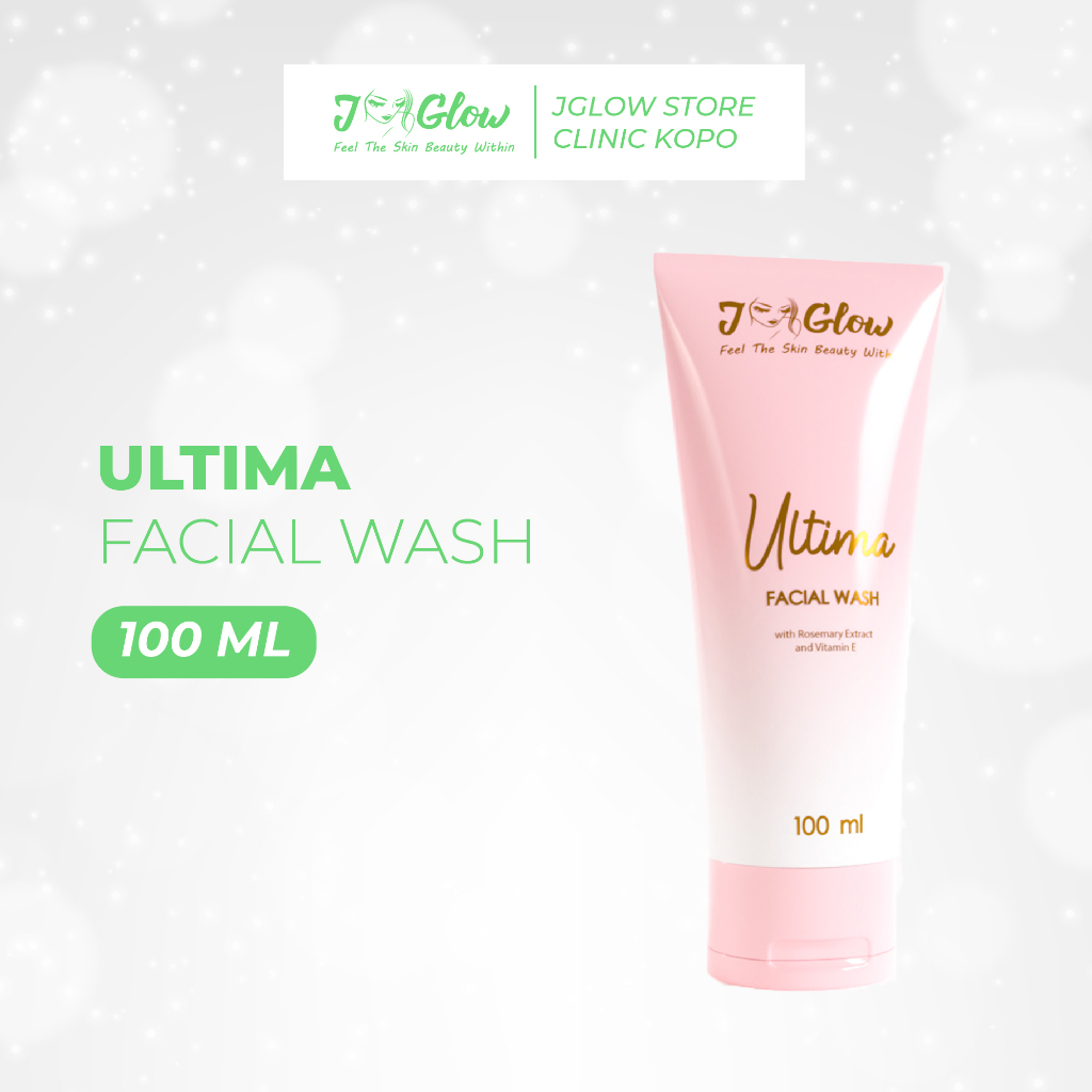 Jual JGLOW Ultima Facial Wash (pencuci muka untuk kulit normal ...