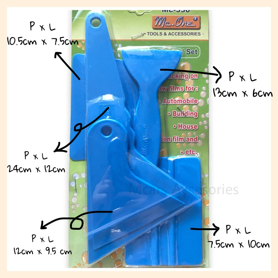 Jual Tools Alat Bantu Pasang Stiker Sticker Kaca Film Kape Skrap ...