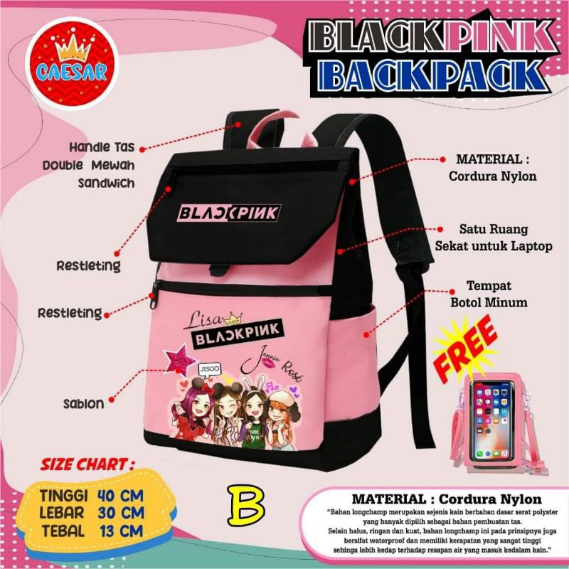 Jual backpack series blackpink | Shopee Indonesia