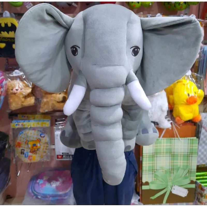 Jual Boneka Gajah Yelvo Super Jumbo Lucu SNI | Shopee Indonesia